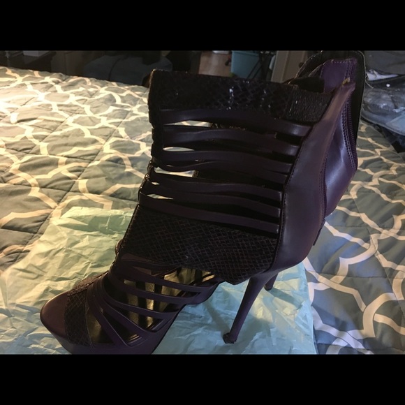 Paper Fox | Shoes | Purple Platform Heel | Poshmark